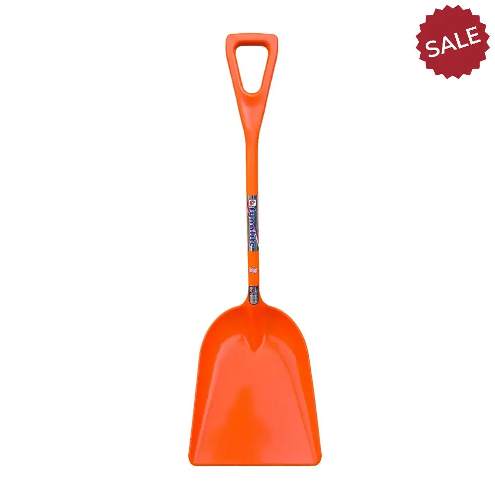 Fynalite One-Piece Yard Shovel Poly Orange Opd Shovel Shovels