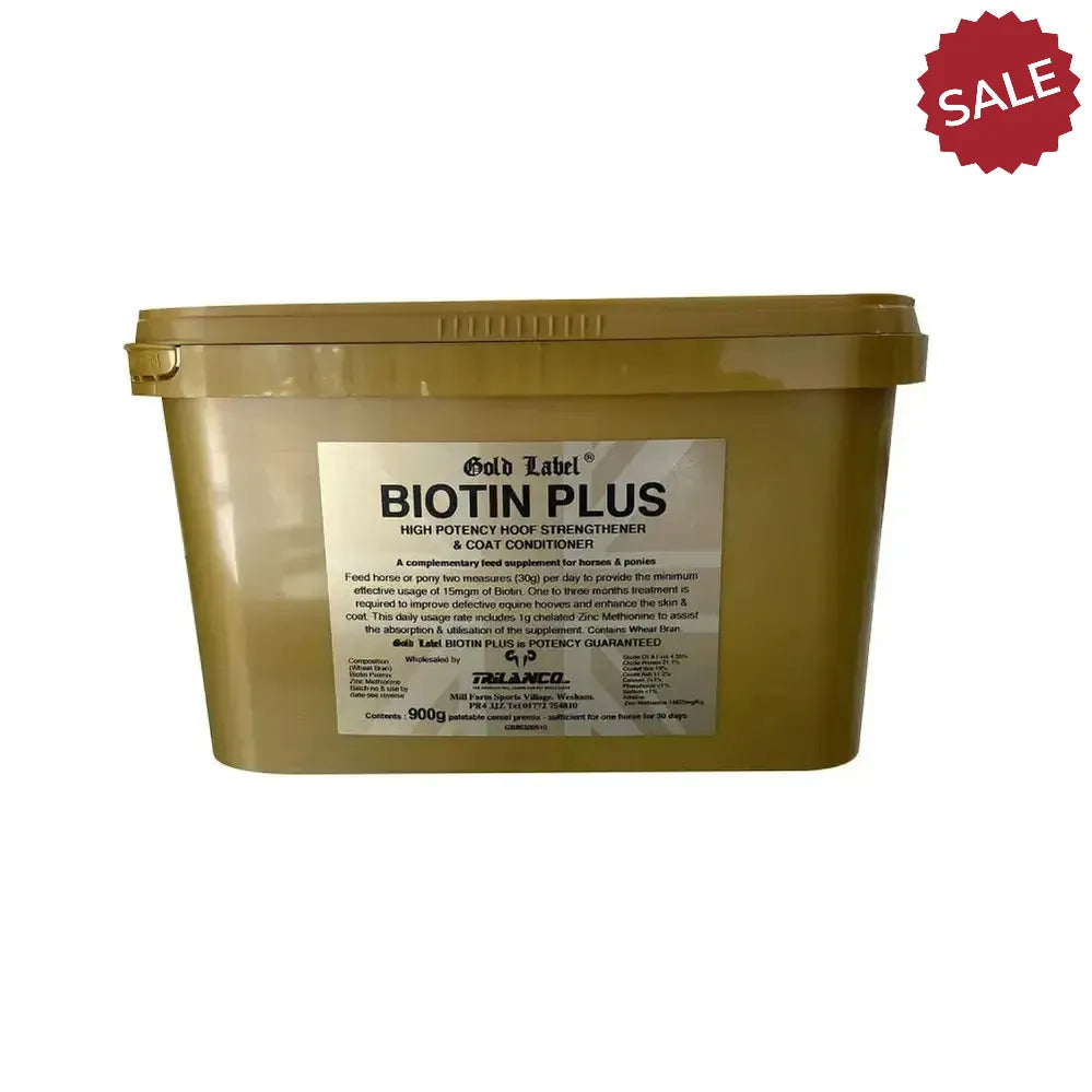 Gold Label Biotin Plus Horse Hoof Supplements Horse