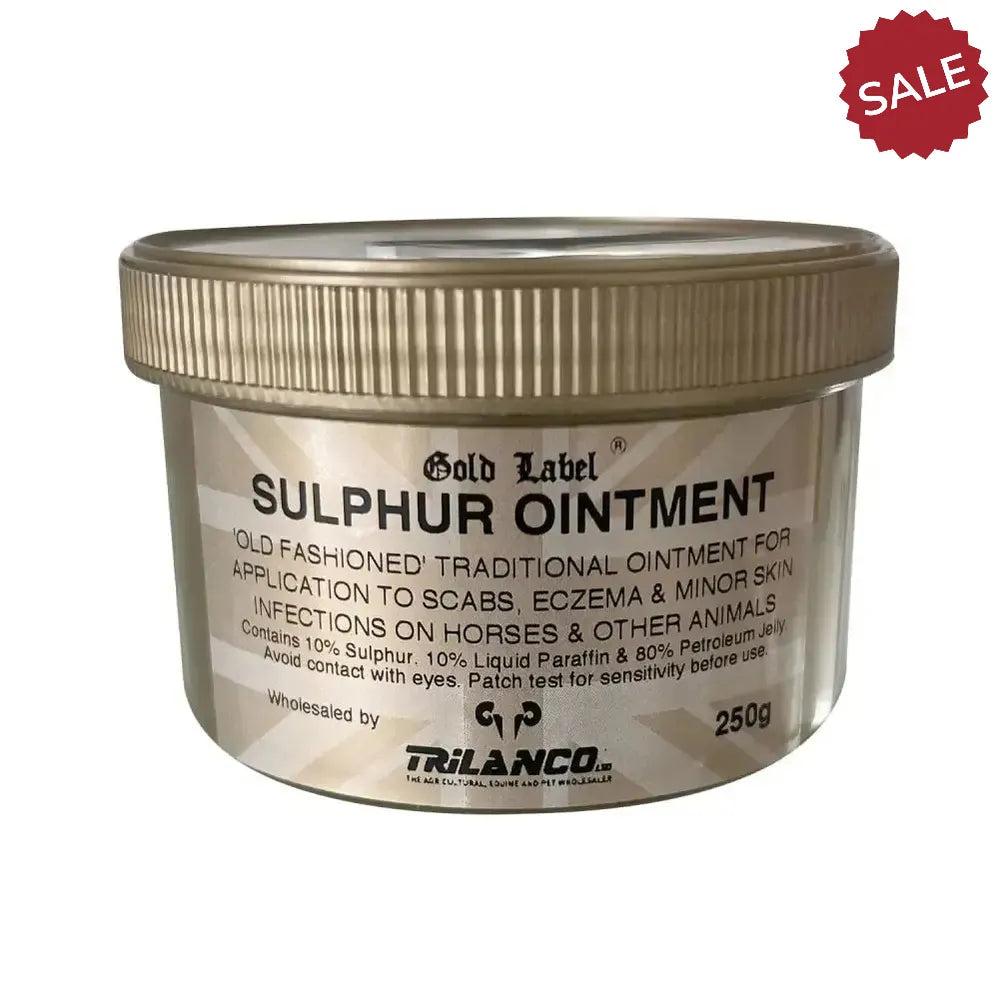Gold Label Sulphur Ointment Skin Care Creams Horse Care