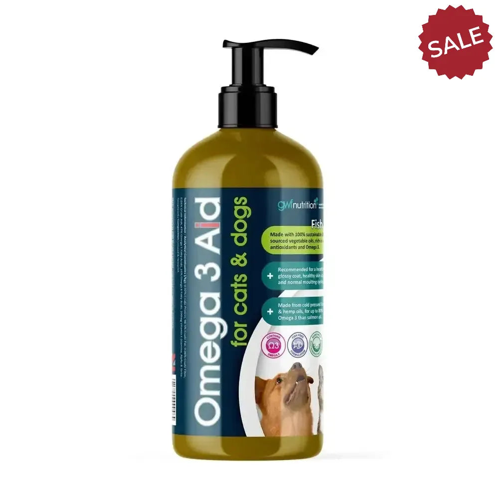 GWF Omega 3 Aid For Cats And Dogs Dog Supplements Pet